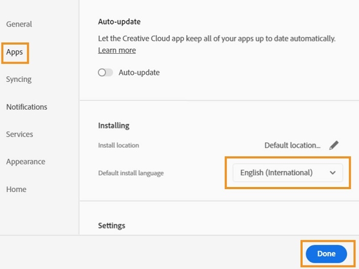Creative Cloud products launch in trial mode on non-English operating ...
