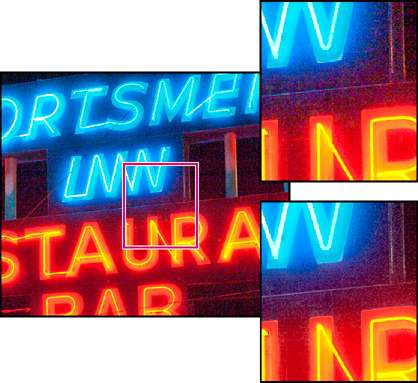 Sharpening and noise reduction in Adobe Camera Raw