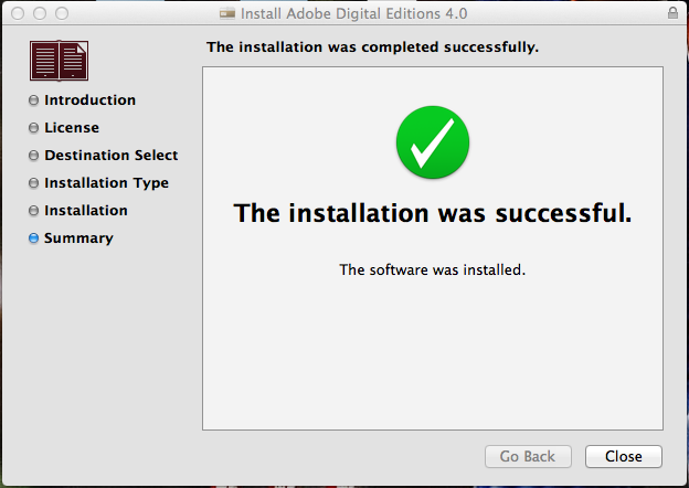 How to install Adobe Digital Editions 4.0 on Mac OS X