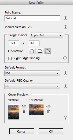 Quick InDesign tutorial on creating a folio