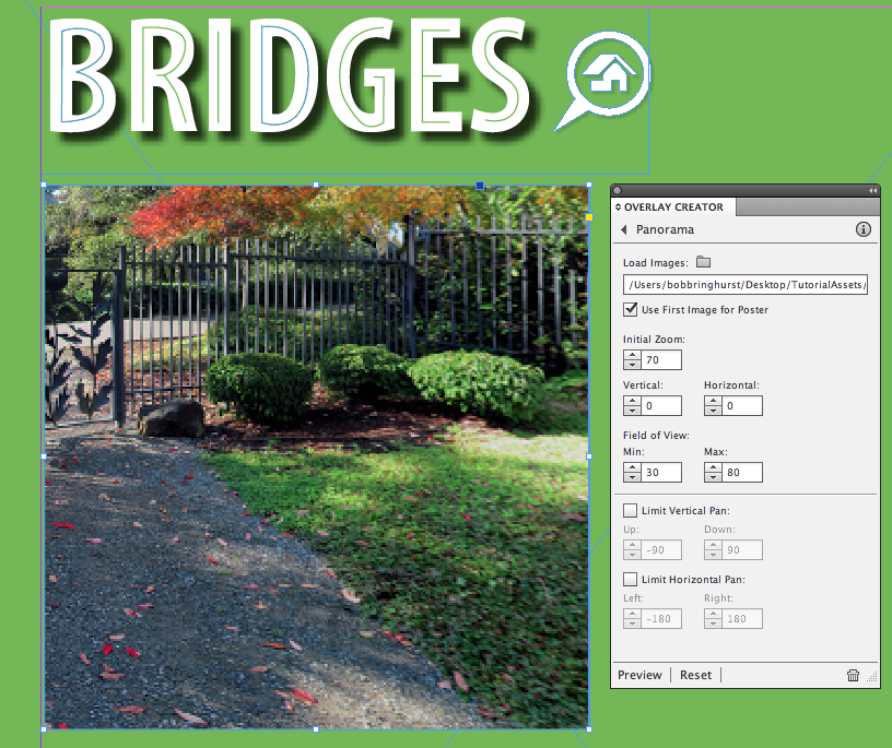 Adding interactive overlays in InDesign