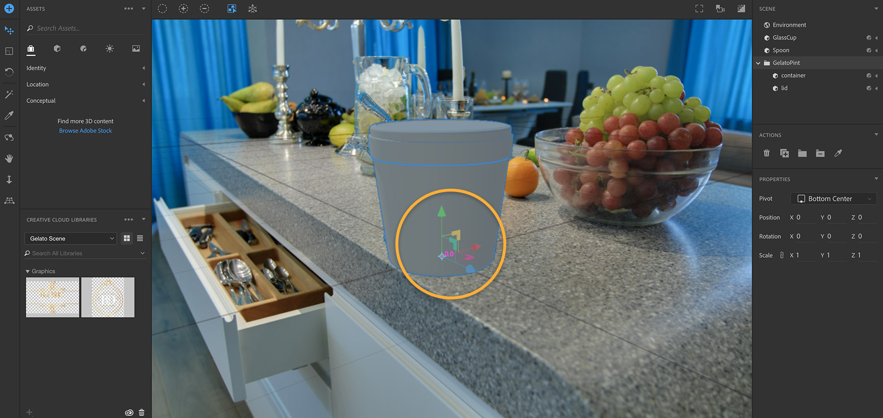 Adobe Learn - Learn Dimension Apply 2D art to a 3D model