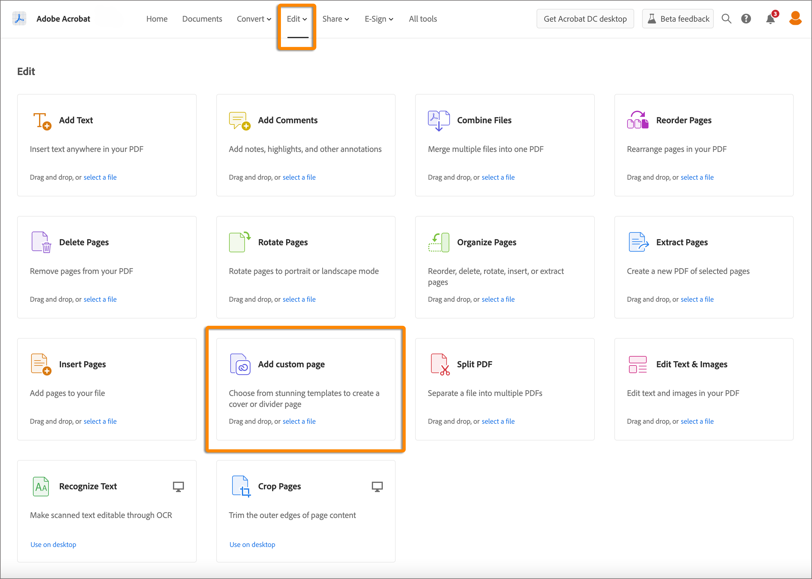 Add Custom Templates To PDFs Using Adobe Express
