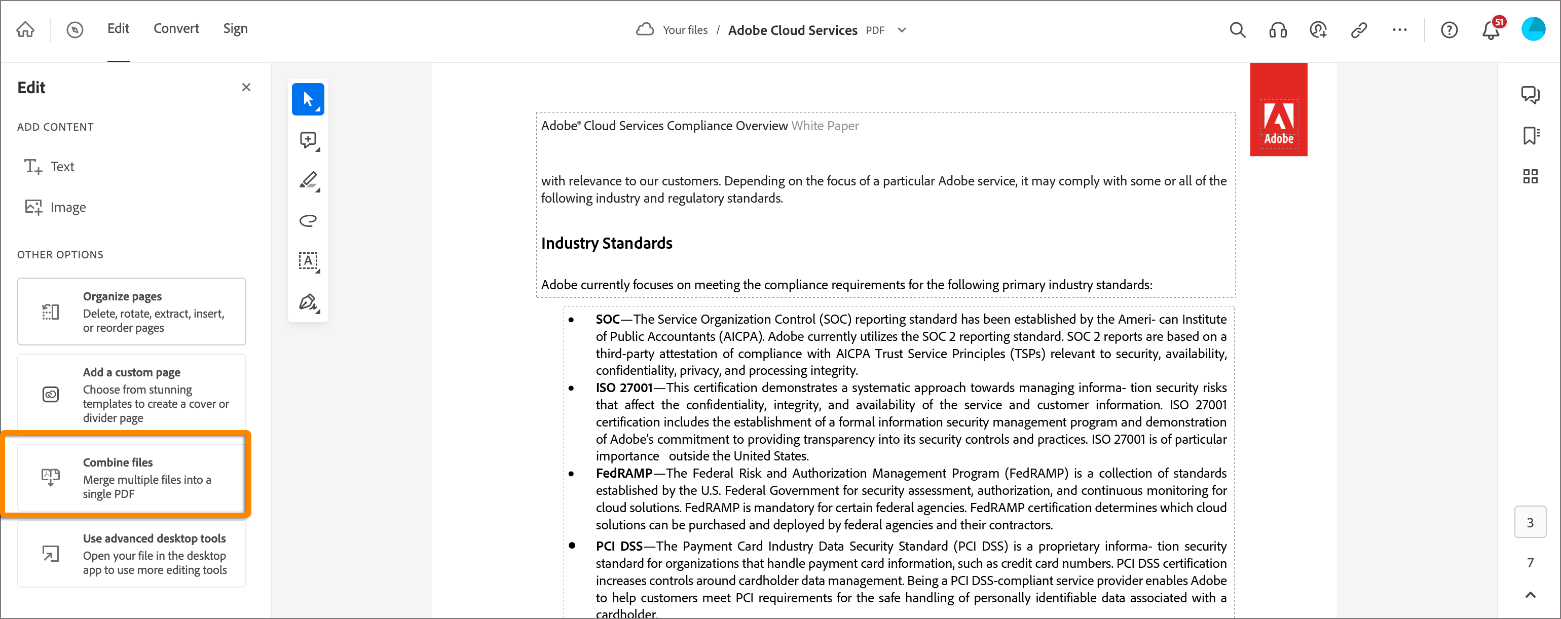 New Acrobat online experience
