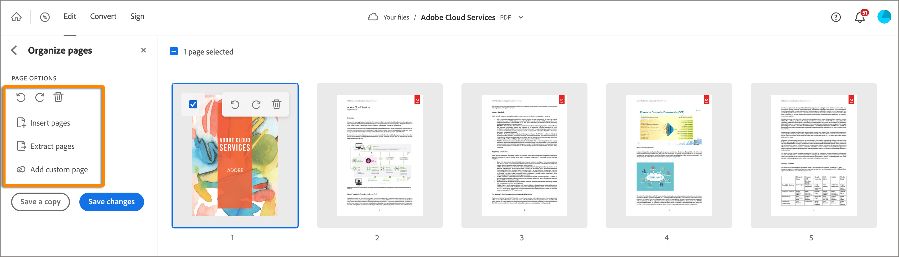 New Acrobat online experience