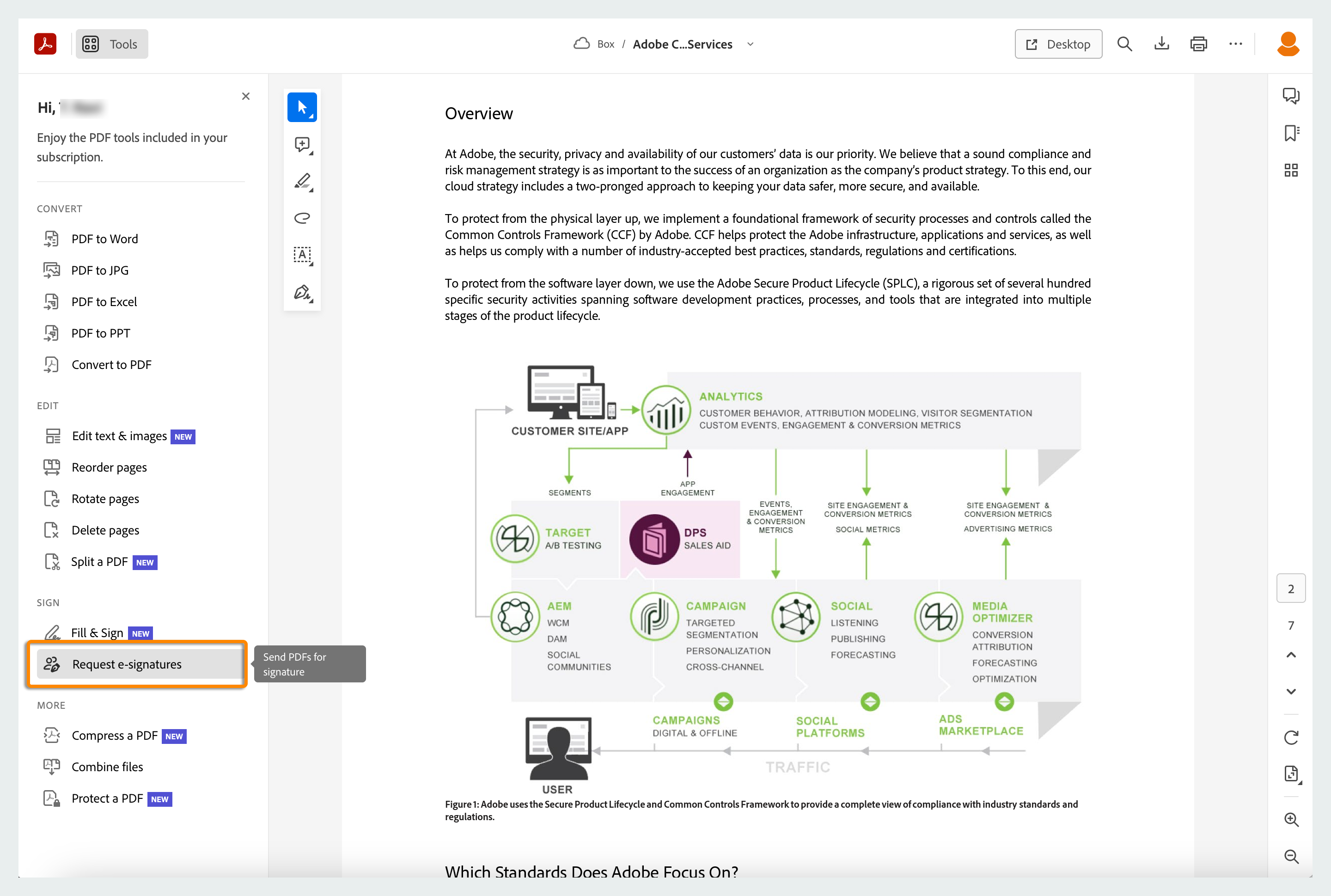 Using Adobe Document Cloud for Box