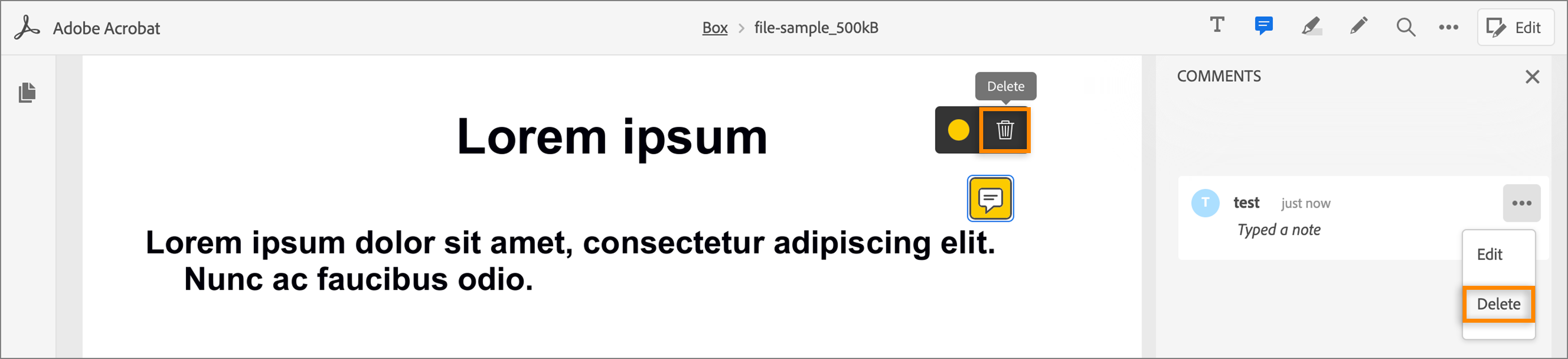 Using Adobe Document Cloud for Box