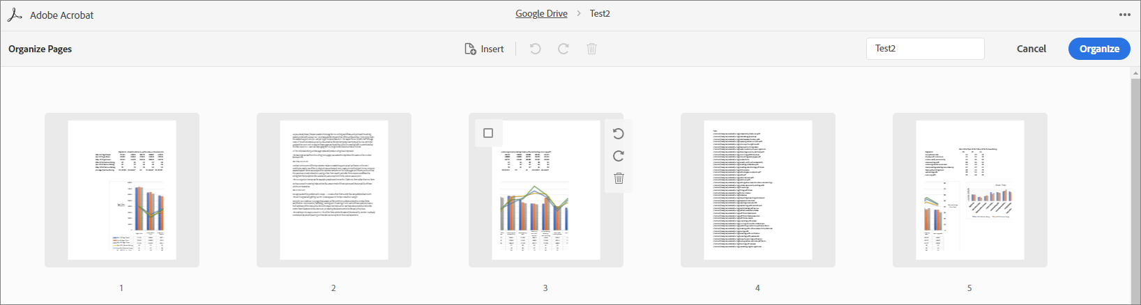 Using Adobe Document Cloud extension for Google Drive
