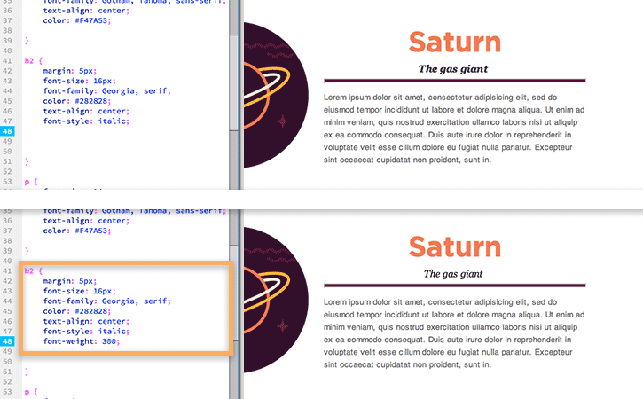 Apply CSS styles to you web page text in Dreamweaver