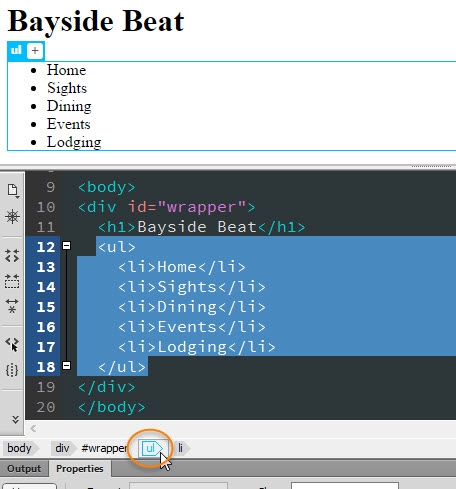 How to make a website in Dreamweaver part 2, add HTML content
