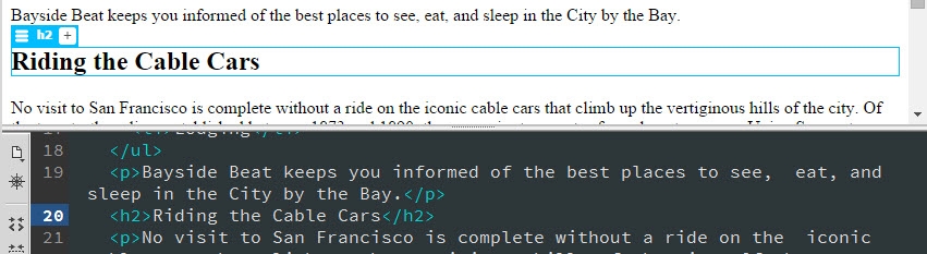 How to make a website in Dreamweaver part 2, add HTML content