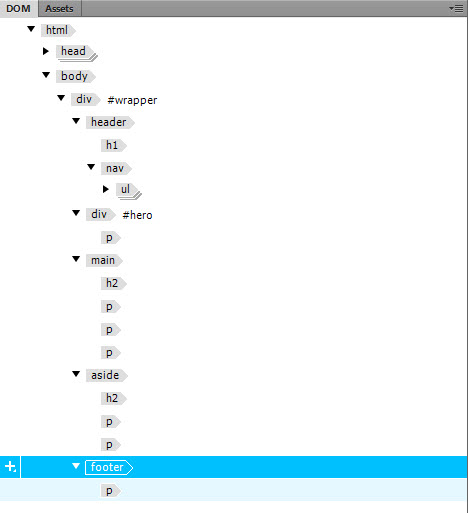 How to make a website part 3, add html5 elements | „Adobe Dreamweaver “ mokymo priemonės