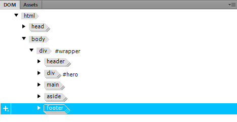 Adobe Learn - Learn Dreamweaver Add structural elements and links