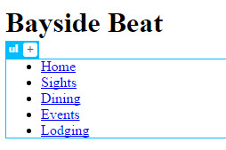 Adobe Learn - Learn Dreamweaver Add structural elements and links
