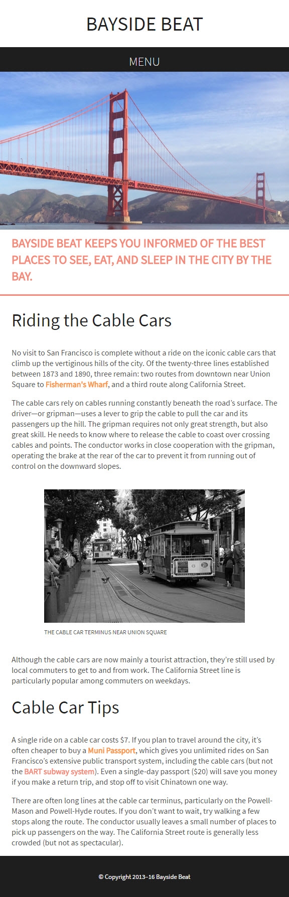 How to make a website part 7, use media queries and attach a style sheet