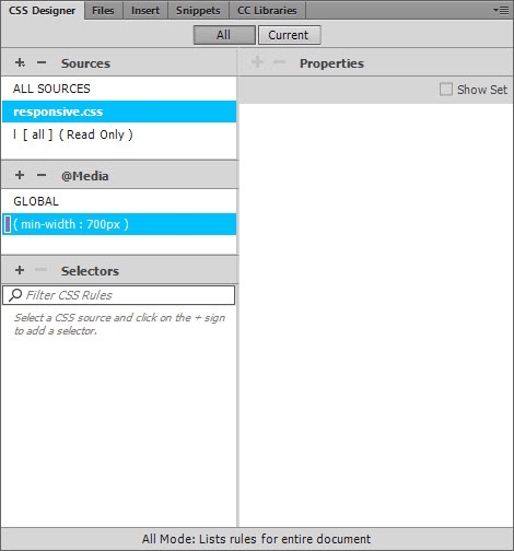 How to make a website part 7, use media queries and attach a style sheet