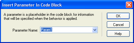 Adding custom server behaviors in Dreamweaver