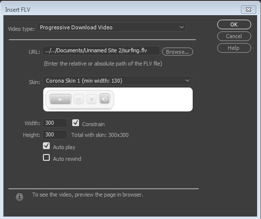 How to add video to Dreamweaver web pages