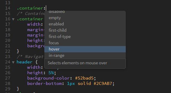 Code hinting and code completion