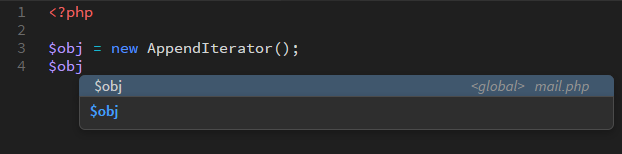 Code hinting and code completion