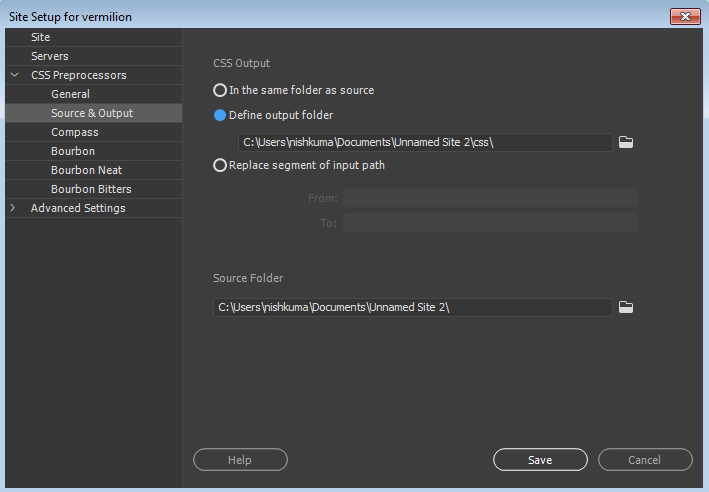 Using CSS preprocessors in Dreamweaver