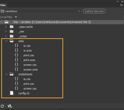 Using CSS preprocessors in Dreamweaver
