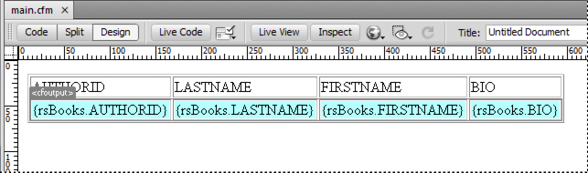 Display database records in Adobe Dreamweaver