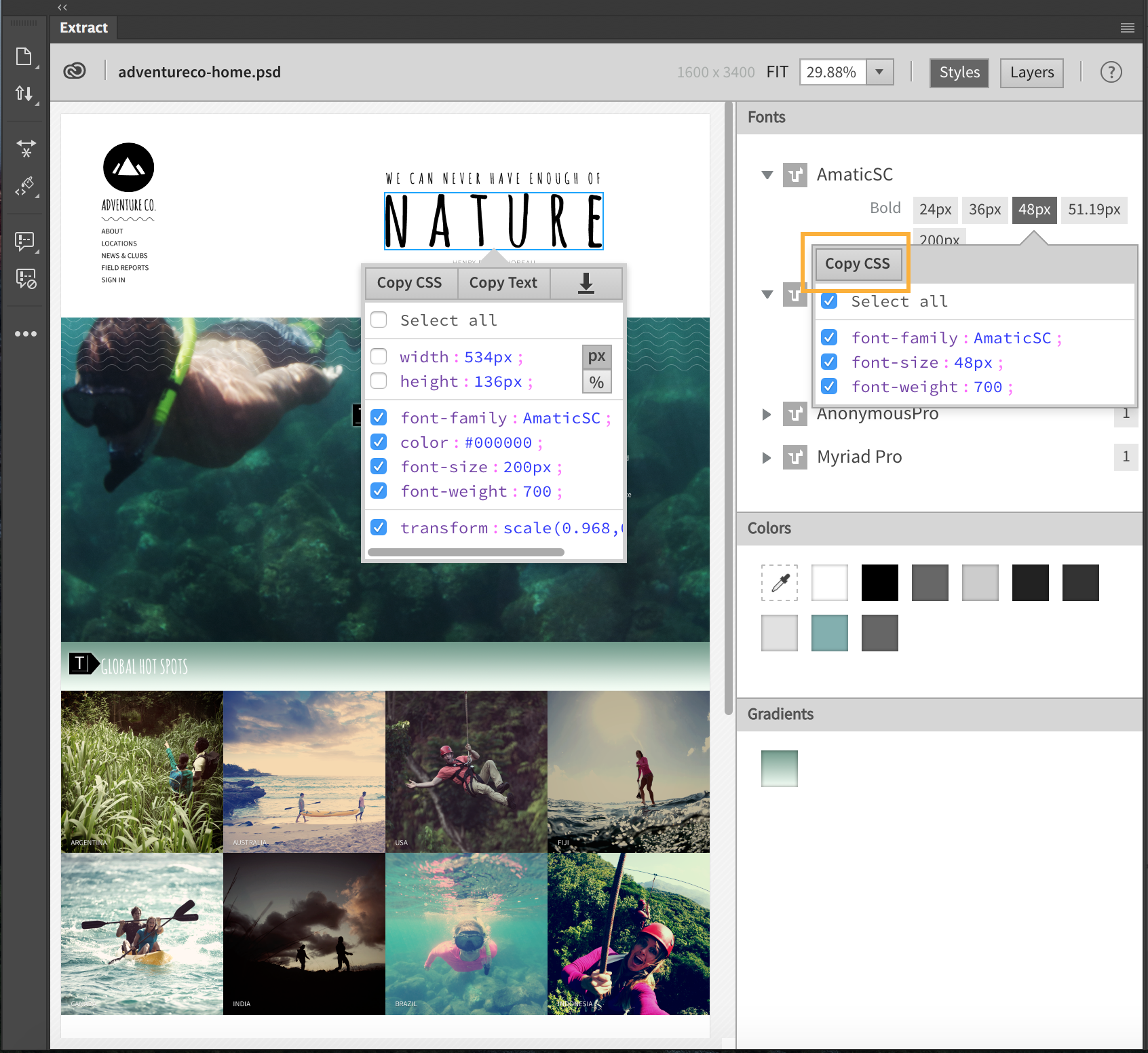 How To Extract Assets From Psd Files Into Dreamweaver Web Pages