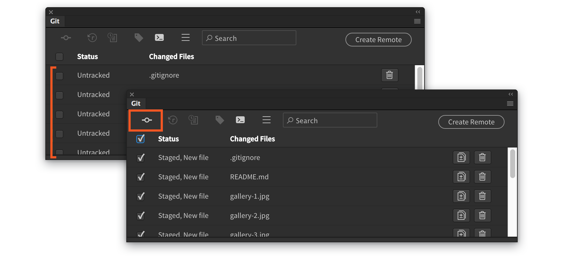 Learn how to download and use Git with Dreamweaver.