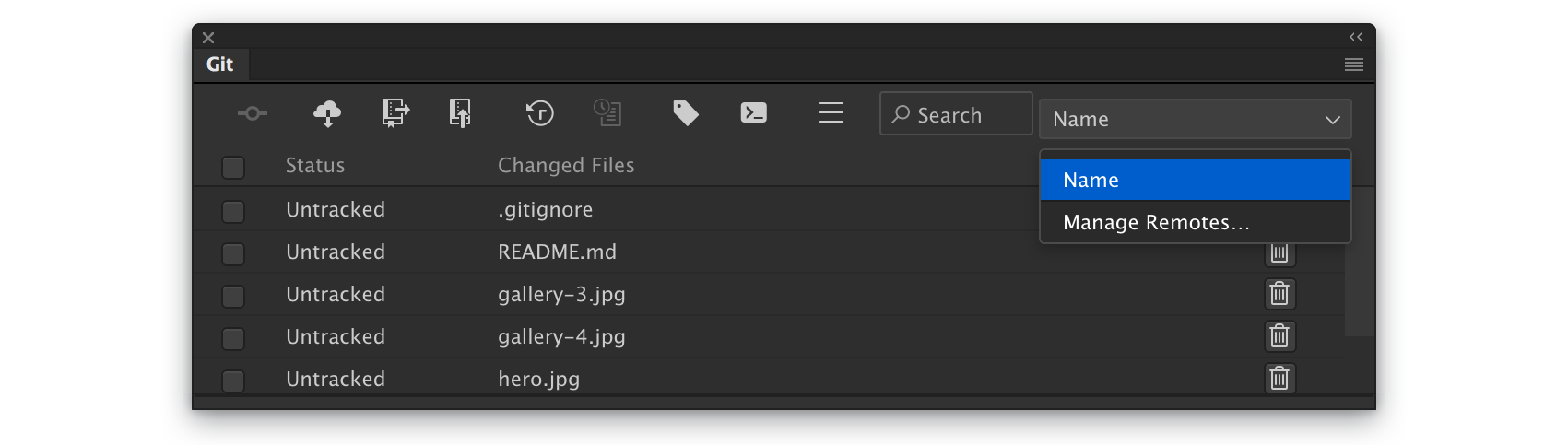 Learn how to download and use Git with Dreamweaver.