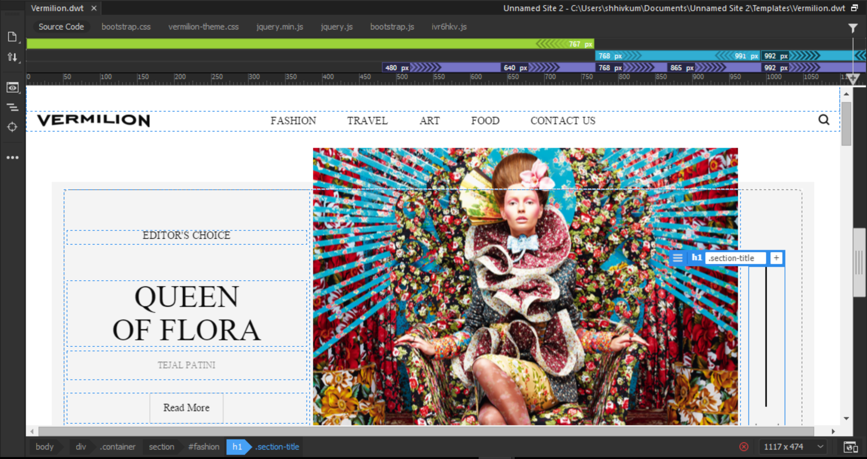 Dreamweaver Css Templates