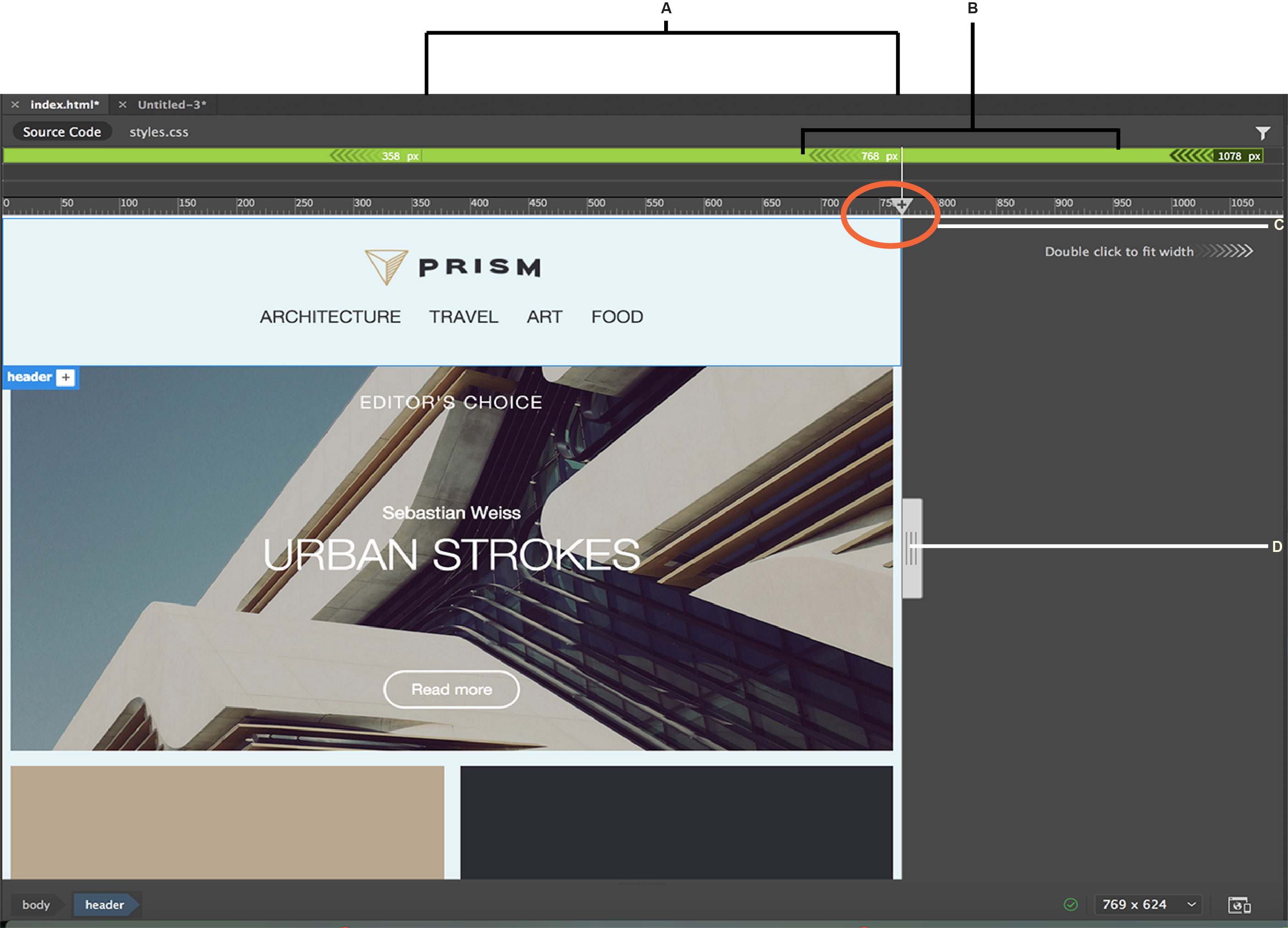 Use Media Queries to design responsive sites in Dreamweaver