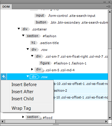 Feature summary | Dreamweaver CC | 2015 releases