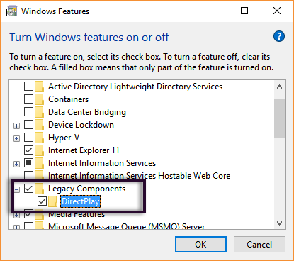 DirectX could not be initialized | Windows