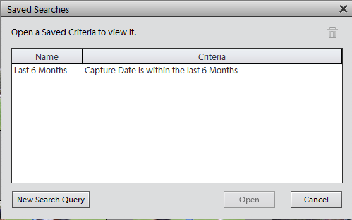 Creating and editing saved searches in Elements Organizer