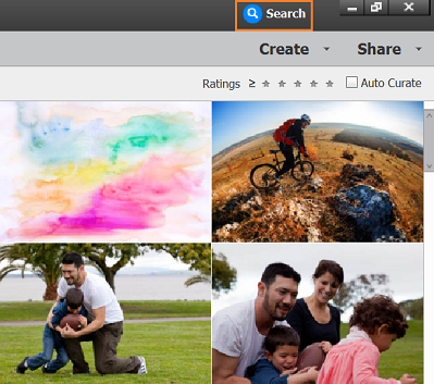 Using Enhanced Search in Elements Organizer