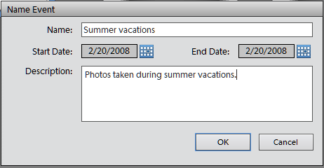 Creating event stacks using Smart Events
