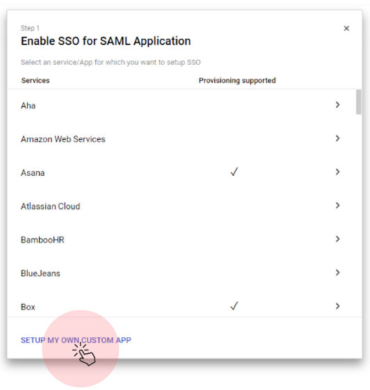 Manage SAML-based SSO for Google
