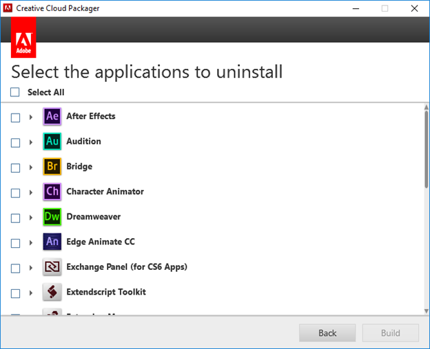 Uninstall Creative Cloud products