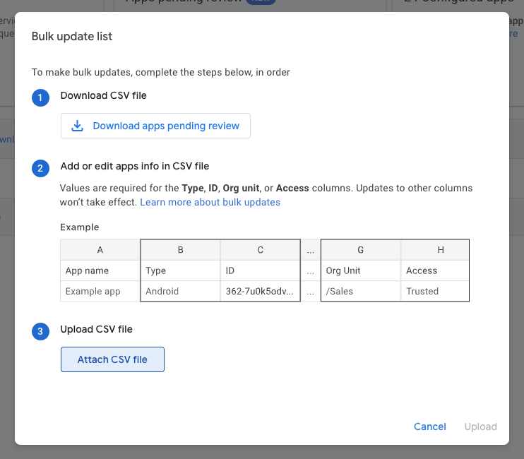Approve Adobe apps in Google Admin Console