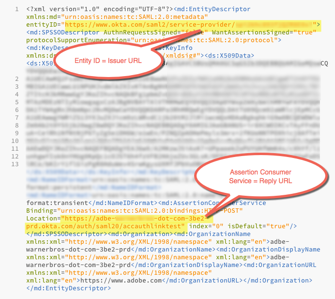 Adobe SSO와 함께 사용하기 위한 Microsoft Azure 구성