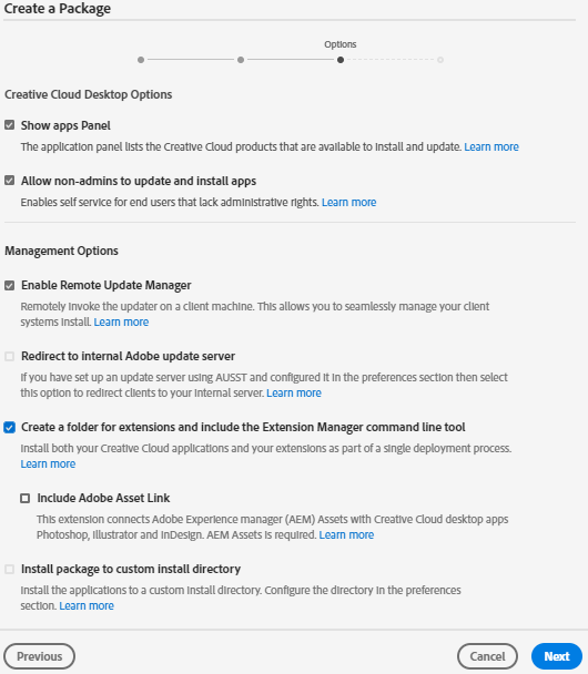 Create Named User Licensing Packages