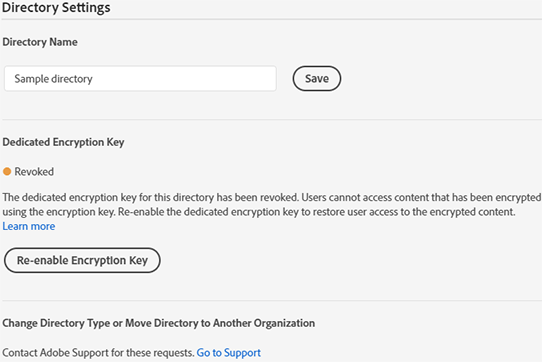 Manage encryption with Adobe Enterprise