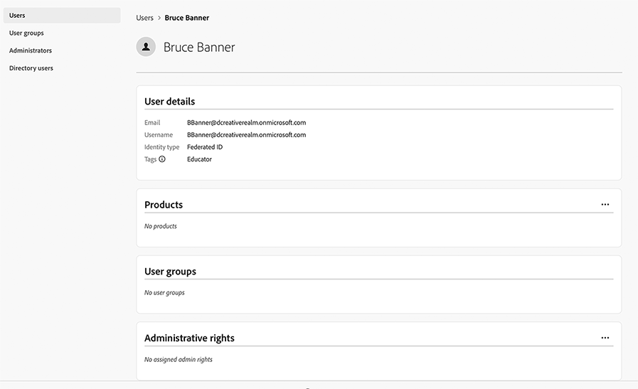 Role sync for Education