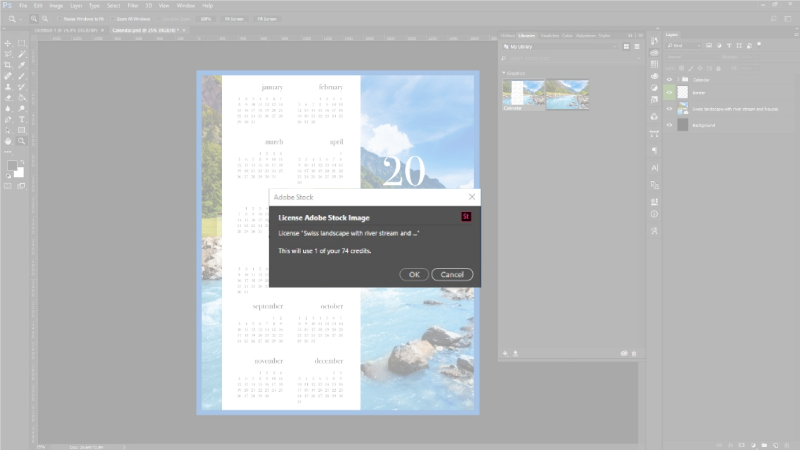 Adobe Stock License Approval