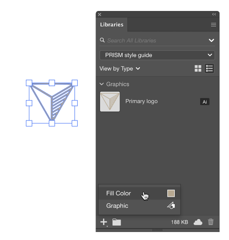 Corporate style guide with Creative Cloud Libraries for enterprise