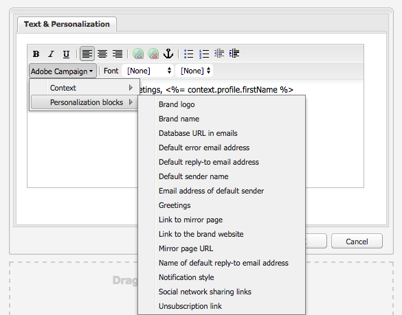 Working with Adobe Campaign 6.1 and Adobe Campaign Standard