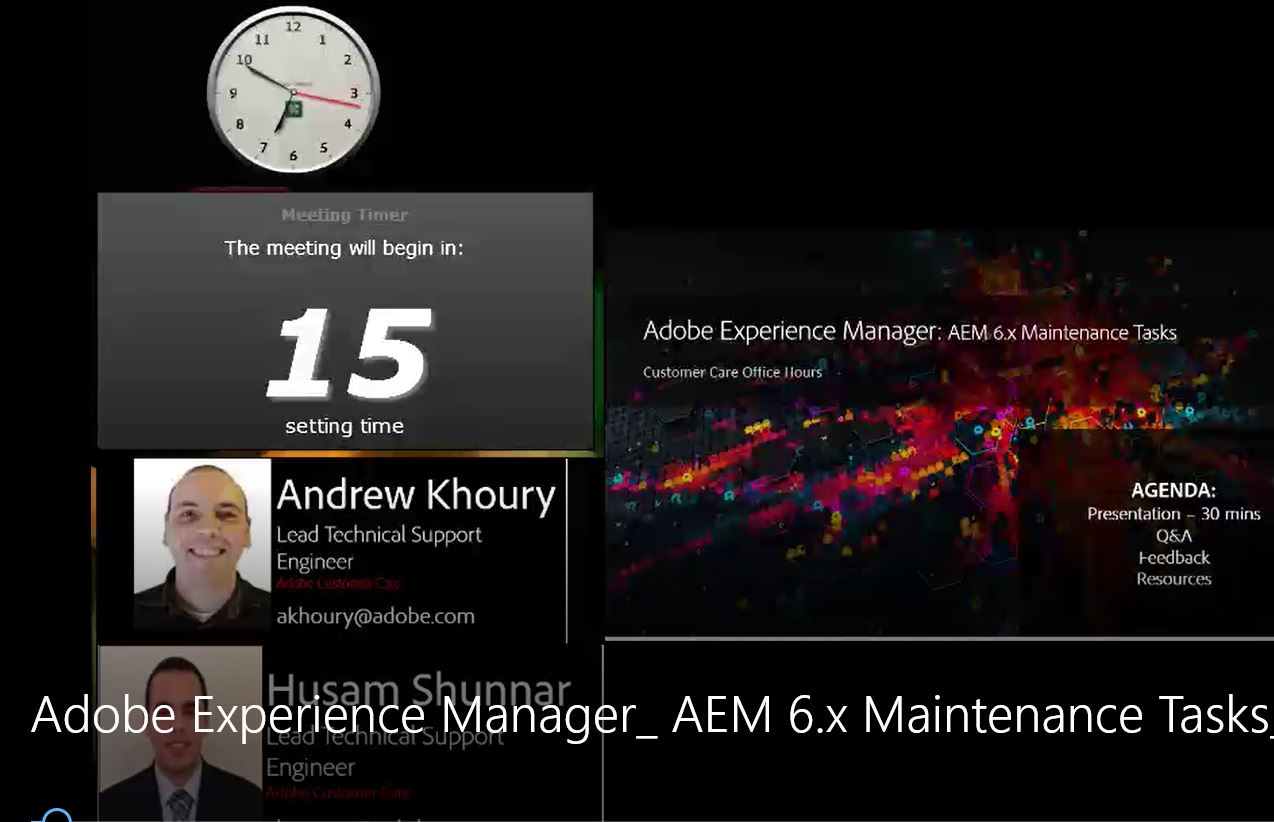 AEM Customer Care Office Hours