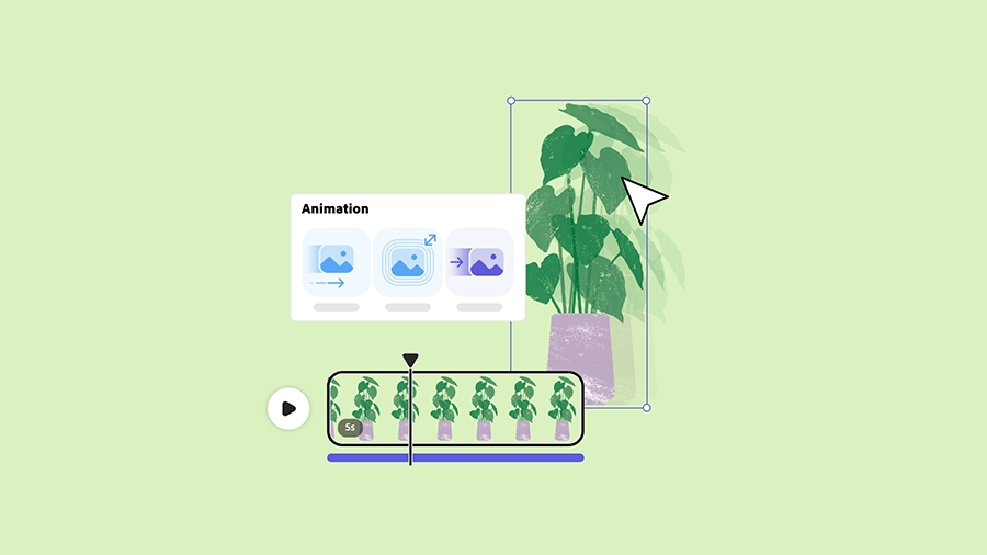 Make text and objects pop with animations