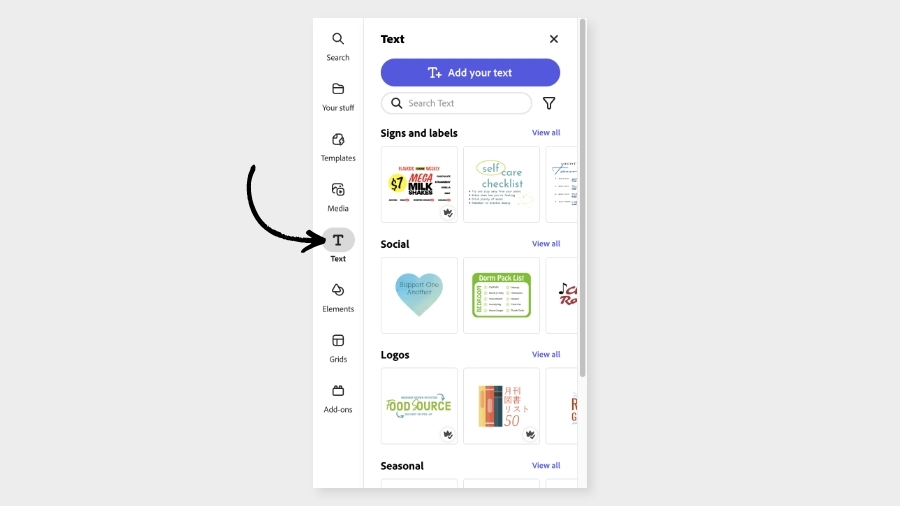 Firefly AI text effects examples